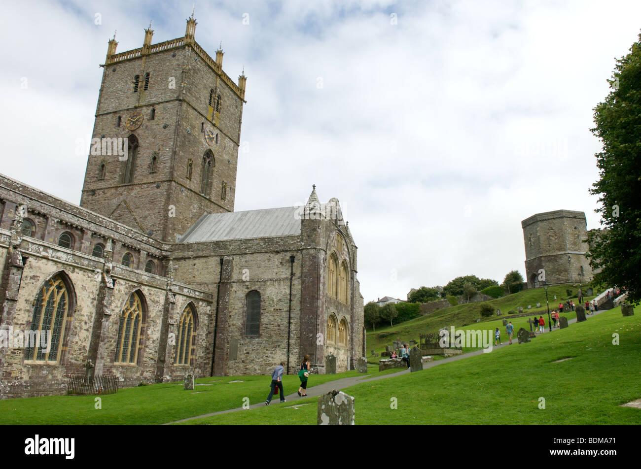 St David's Cathedral in Wales Stock Photo - Alamy
