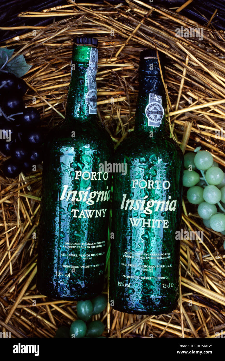 Bottles of porto in Lisbon Stock Photo - Alamy