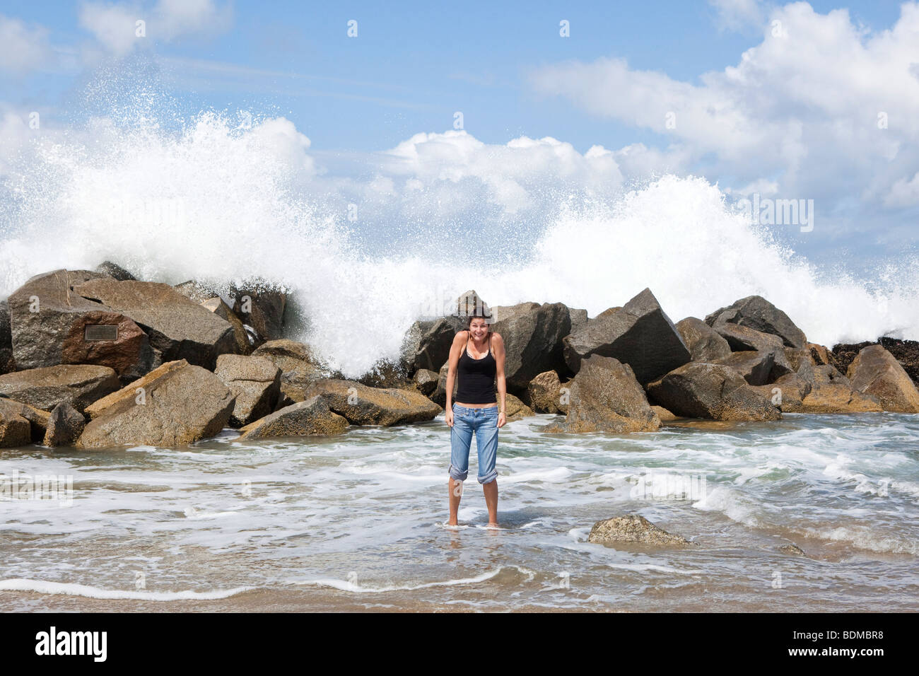 Woman breaking rocks hi-res stock photography and images - Alamy