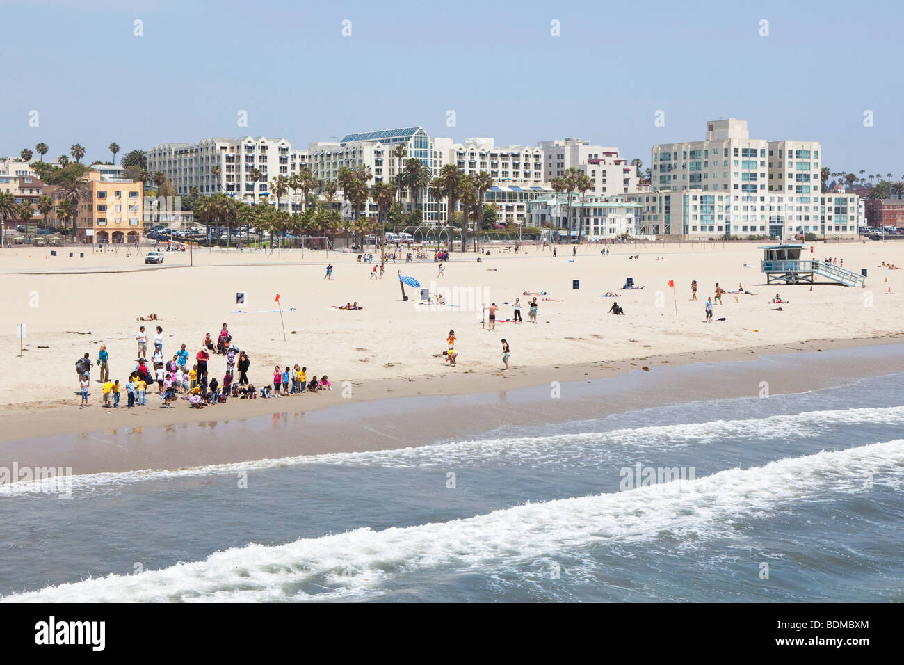 Santa Monica Beach in Los Angeles, California, USA Stock Photo - Alamy