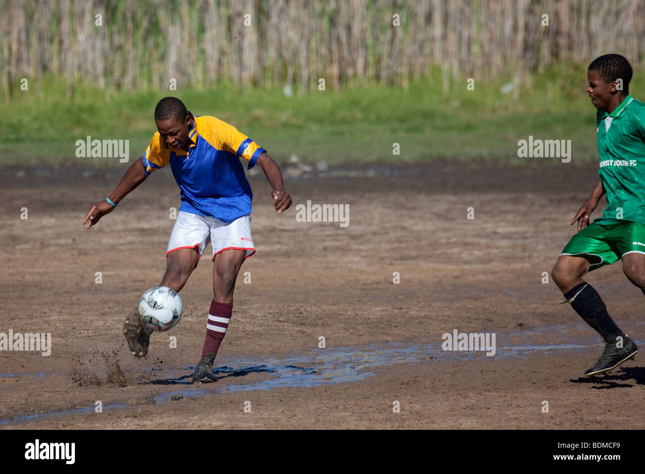 Local Soccer Match, Hout Bay, South Africa Stock Photo - Alamy