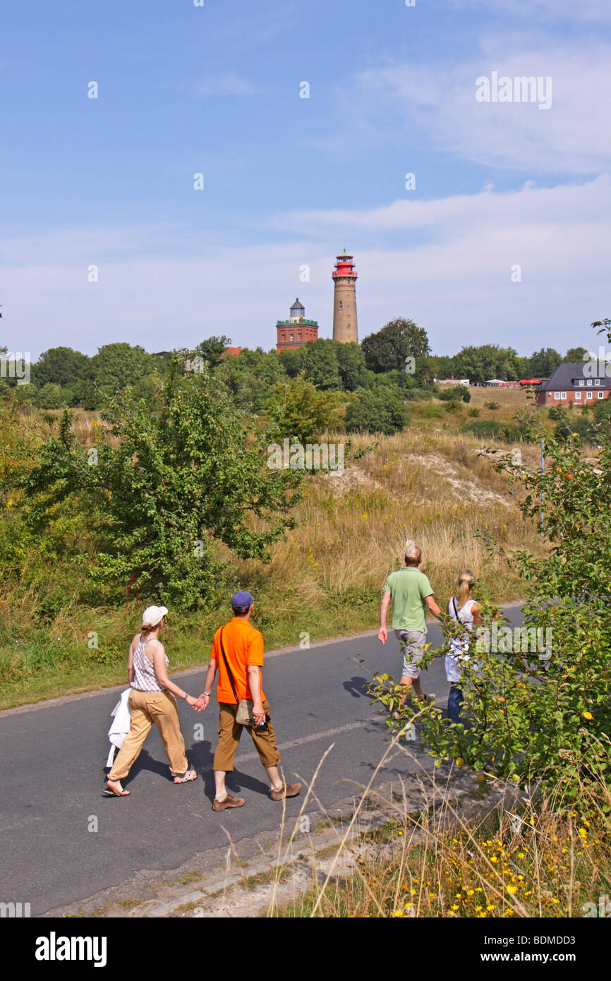 lighthouses, Cape Arkona, Ruegen Island, Baltic Sea Coast, Northern ...