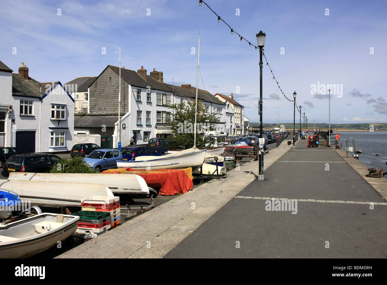 Boats on the waterfront at Appledore in Devon England Stock Photo - Alamy
