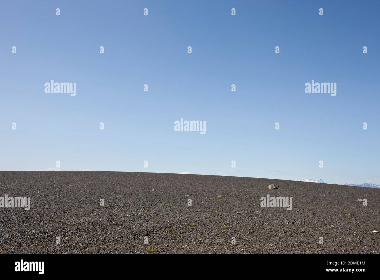 Sprengisandur, Sand duanes in the highlands of Iceland Stock Photo - Alamy