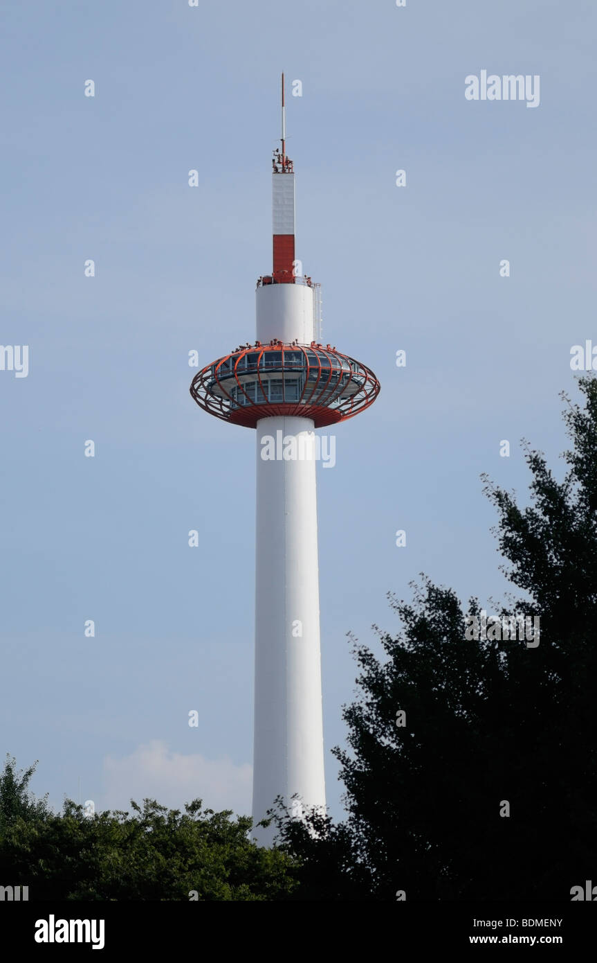 Kyoto Tower. Kyoto. Kansai (aka Kinki) region. Japan Stock Photo - Alamy