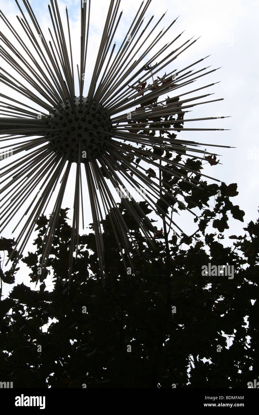 Round Spike and Tree Stock Photo - Alamy