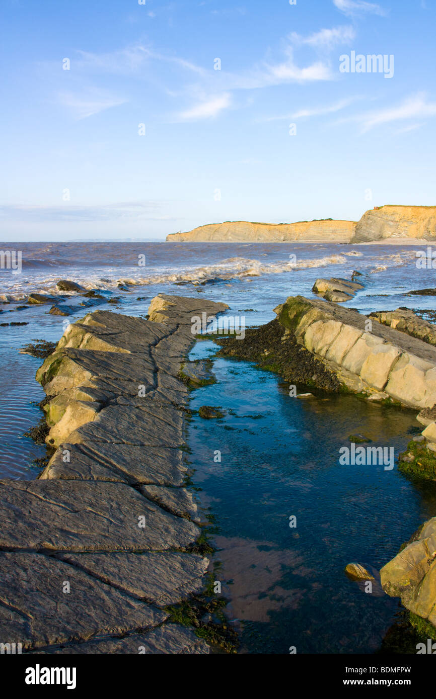 Kilve Beach Somerset England UK Stock Photo - Alamy