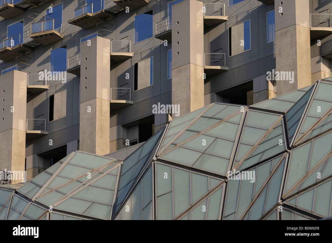 The Cube building. Kyoto Central Station complex. Kyoto. Kansai (aka ...