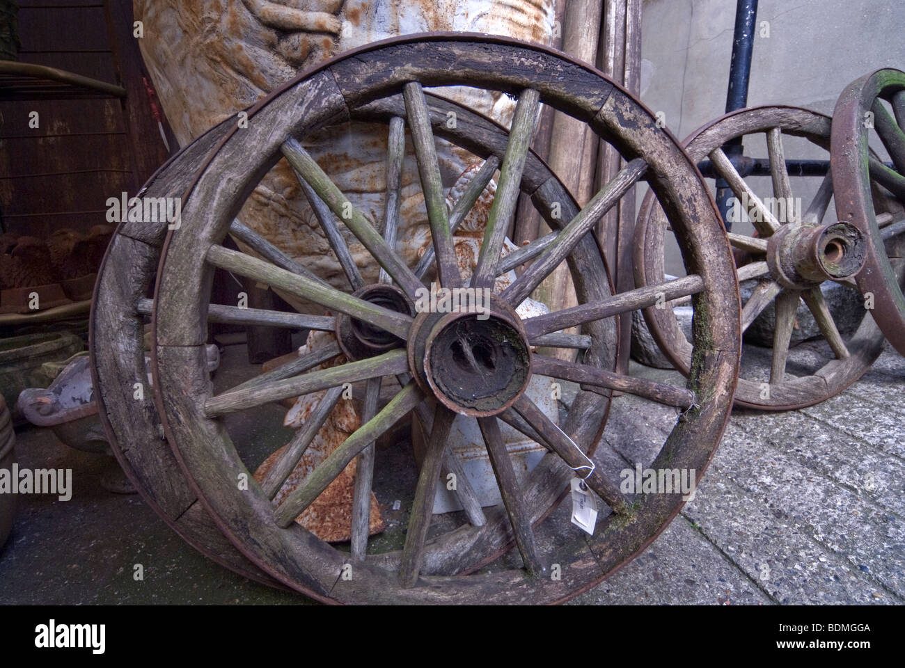 OLD,ANCIENT WOODEN WEEL Stock Photo - Alamy