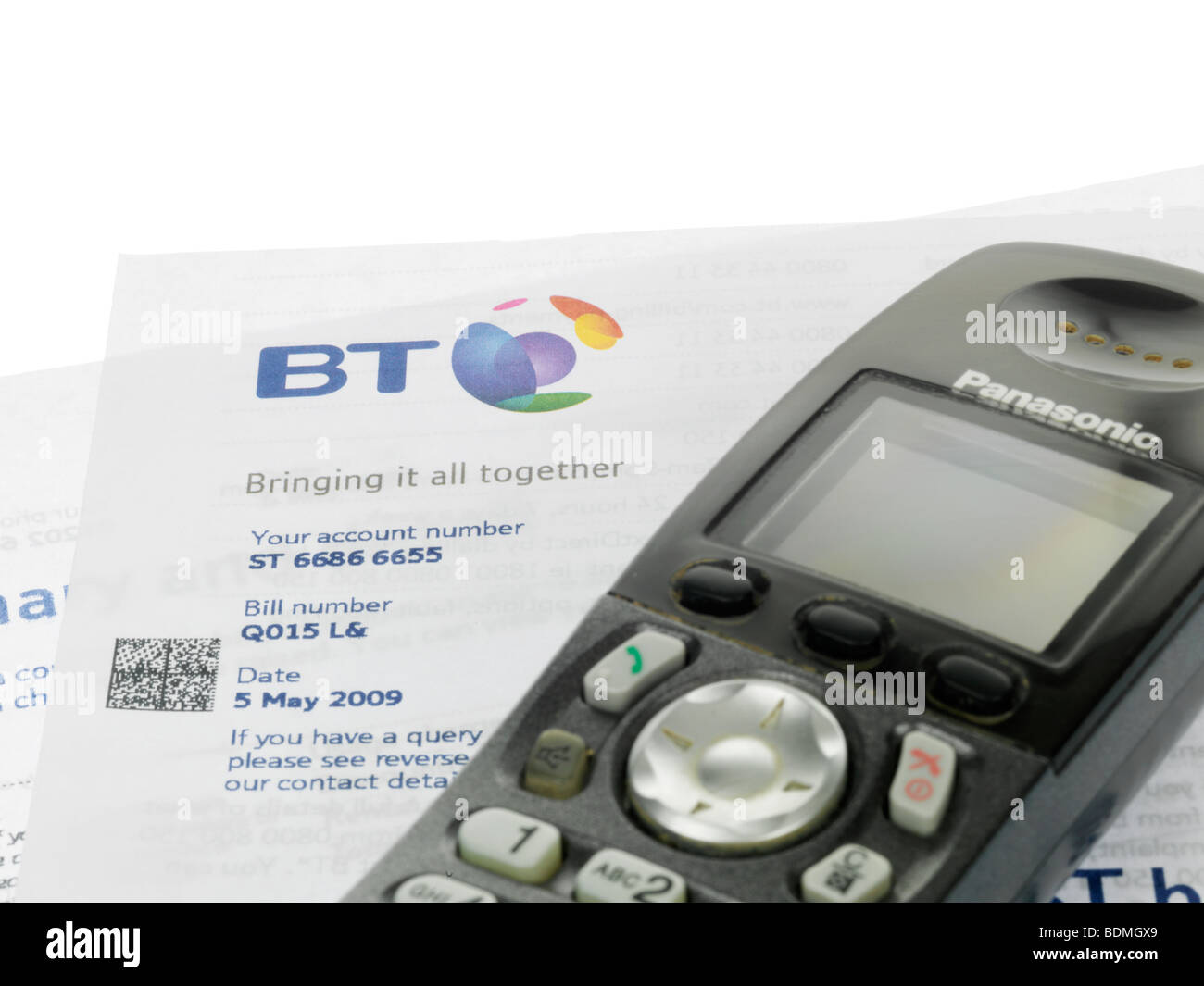 Telephone bill hi-res stock photography and images - Alamy