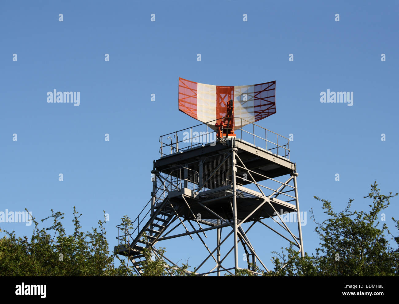 Airport radar, Birmingham UK 2009 Stock Photo - Alamy