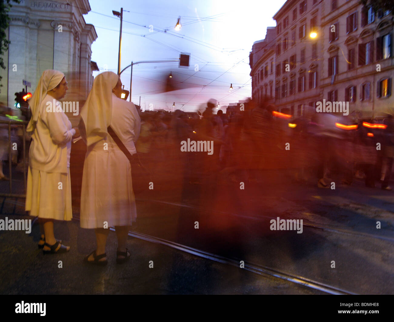 catholic church corpus domini procession in rome, june 2009 Stock Photo ...