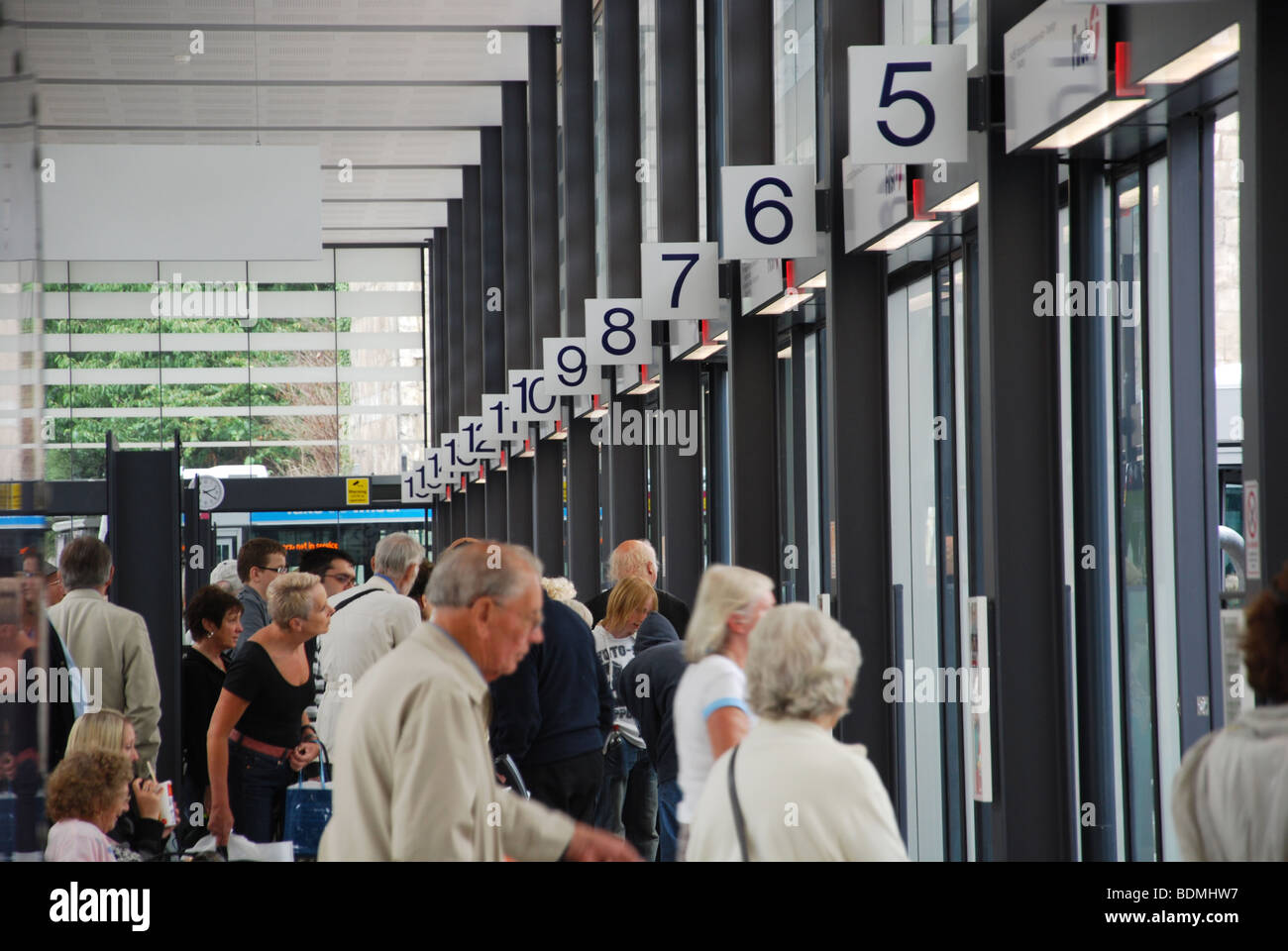 Entrance Hall Of The Bus Terminal High Resolution Stock Photography and ...