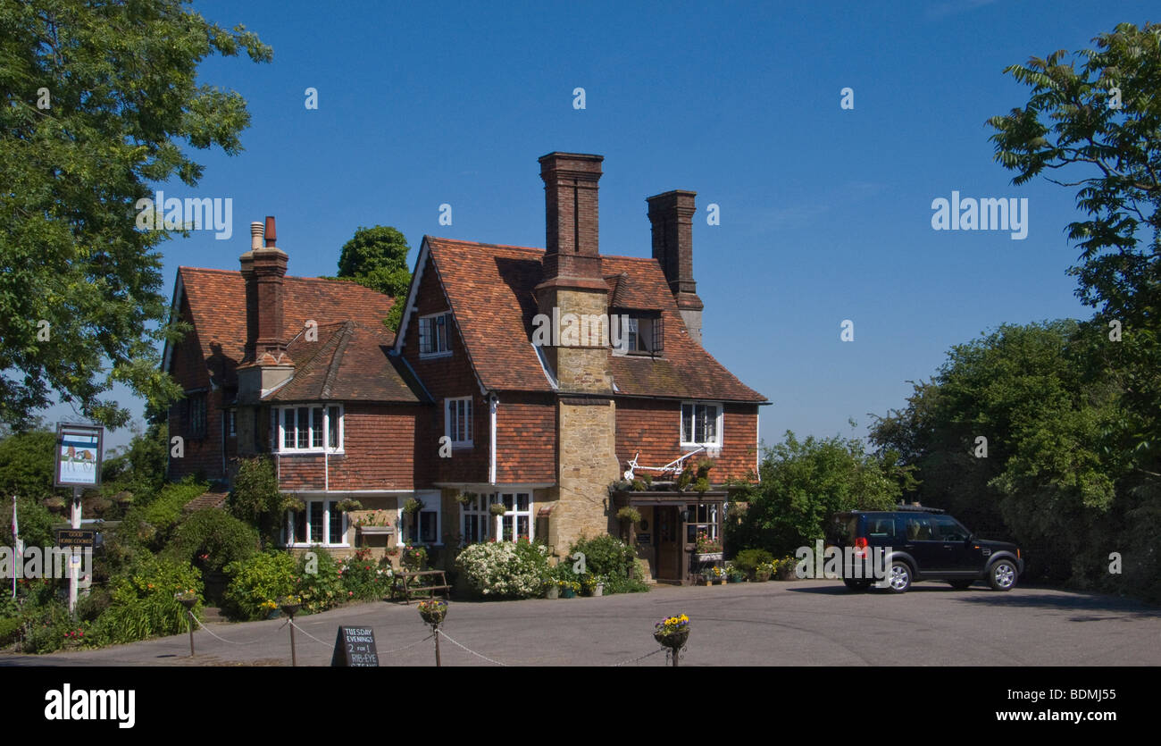 Chafford Arms pub, Fordcombe. Kent, England Stock Photo - Alamy
