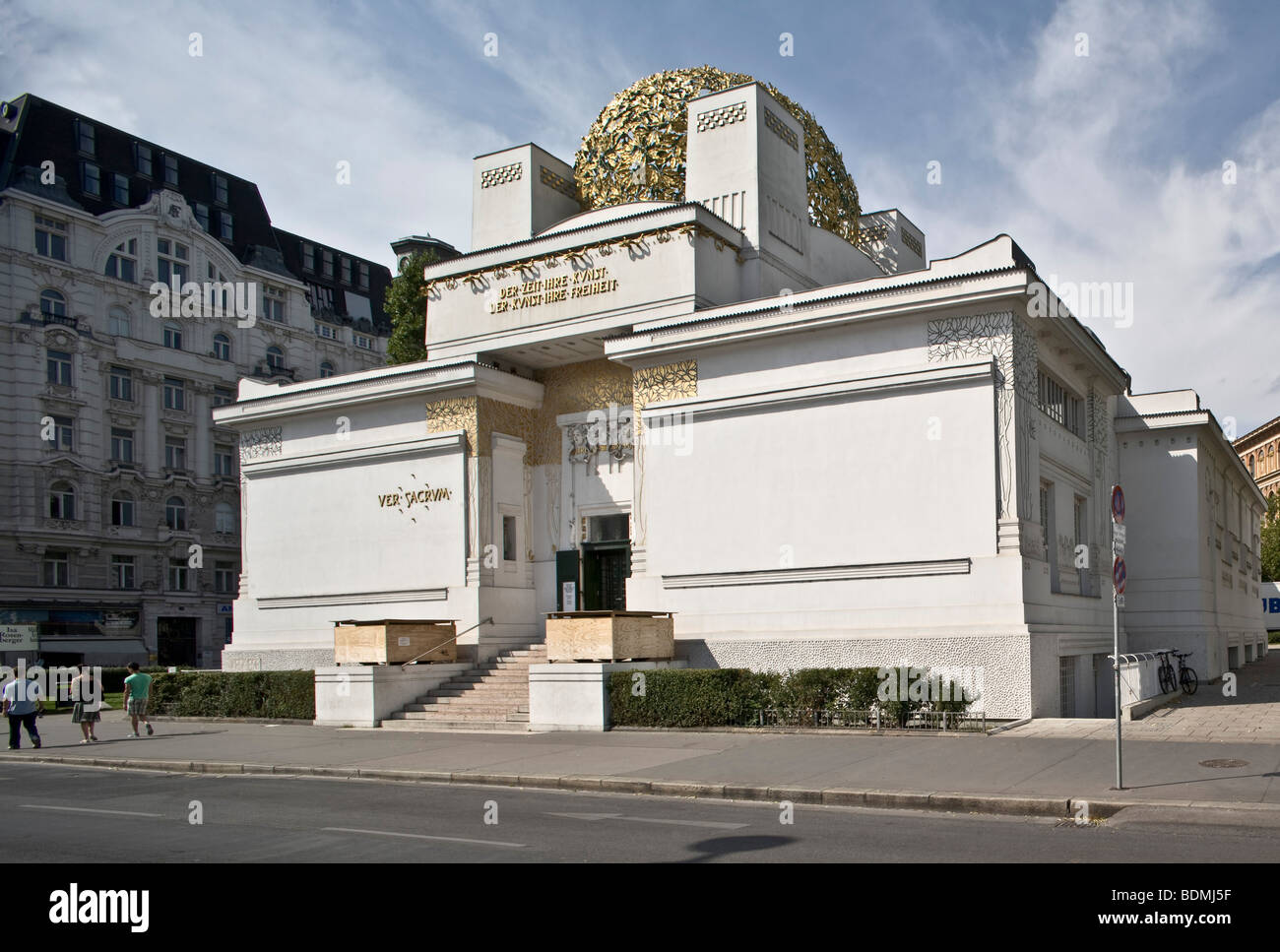 Wien, Sezession, Ausstellungsgebäude von Joseph Maria Olbrich 1897-1898 ...