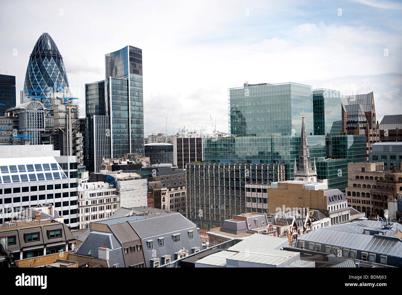 Aerial view of Londons skyline Stock Photo - Alamy