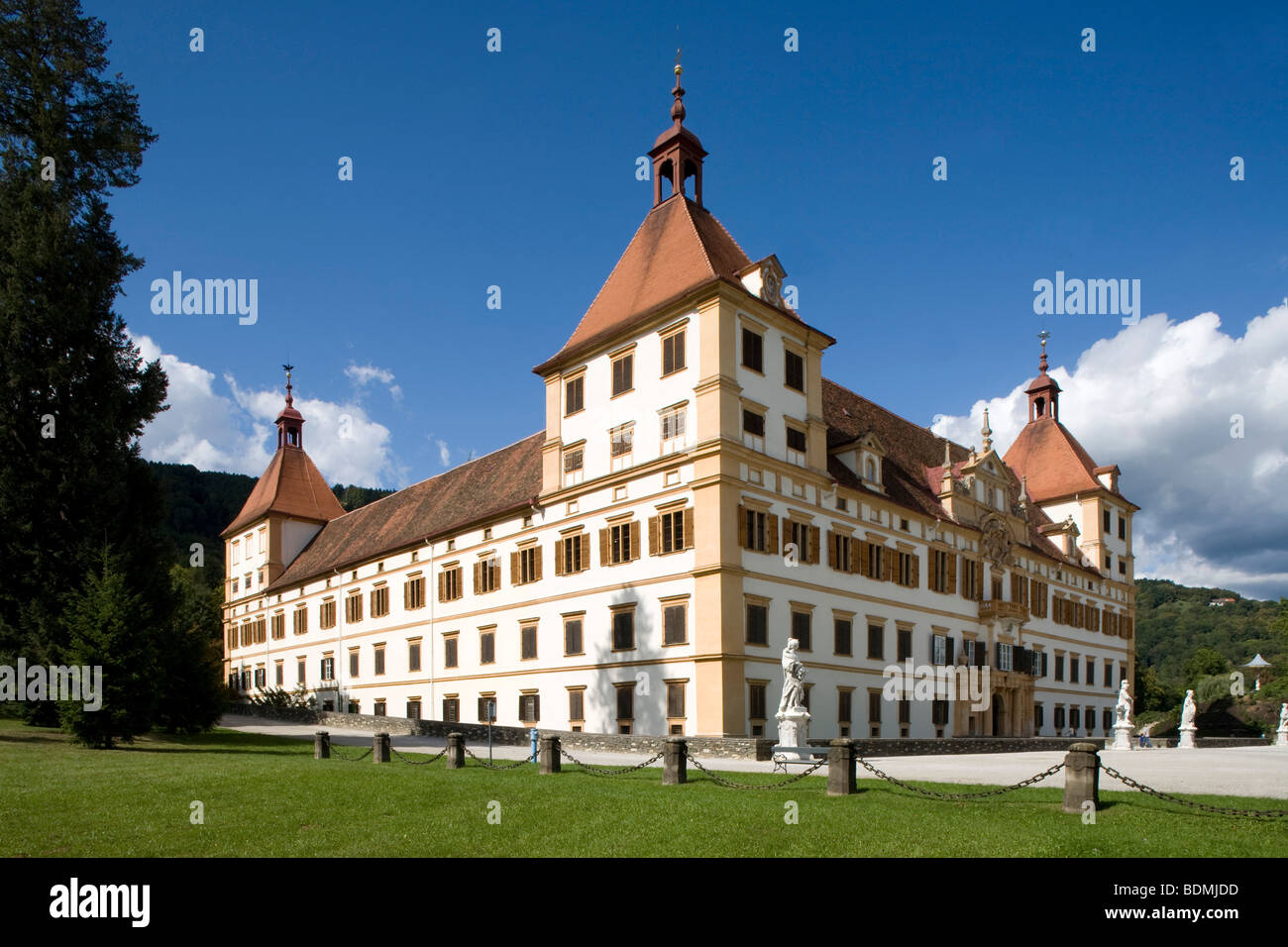 Graz, Schloß Eggenberg, Blick von Süden Stock Photo - Alamy