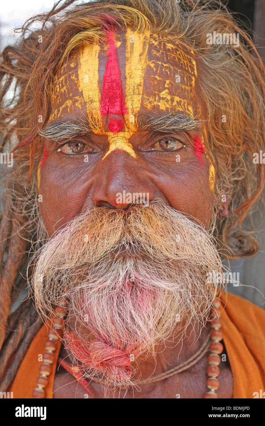 Sadhu - portrait Stock Photo - Alamy