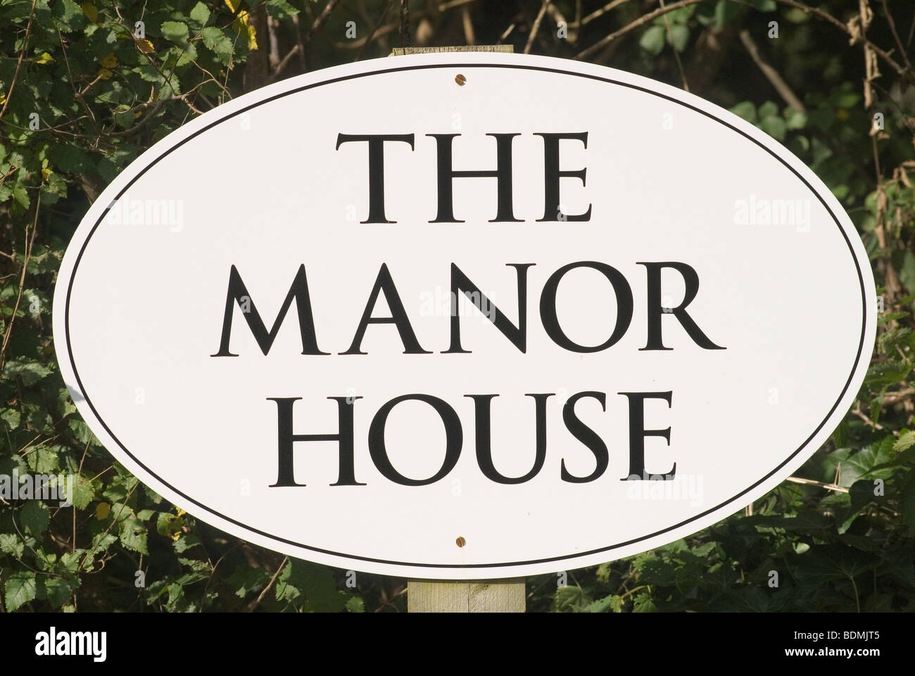 The Manor House sign. Shere village Surrey UK HOMER SYKES Stock Photo ...