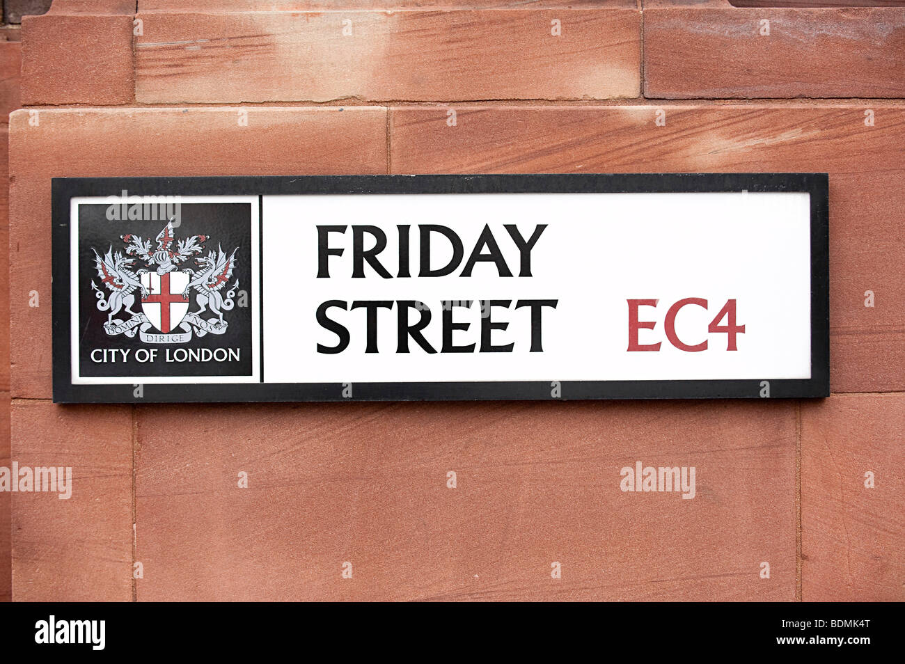 Street sign in the City of London Stock Photo - Alamy