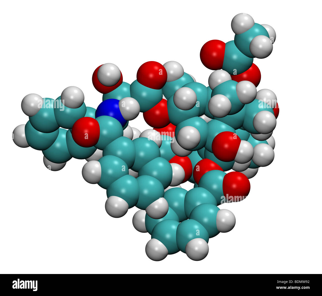three-dimensional computer-generated molecular model of the cancer ...