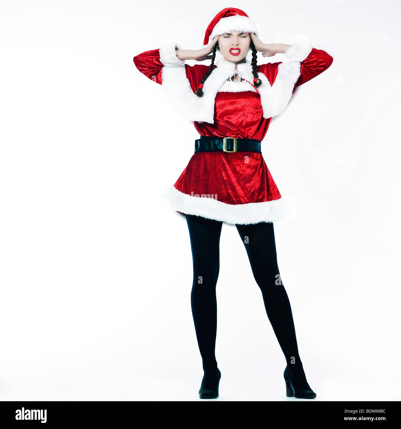 Woman stressed christmas funny hi-res stock photography and images - Alamy