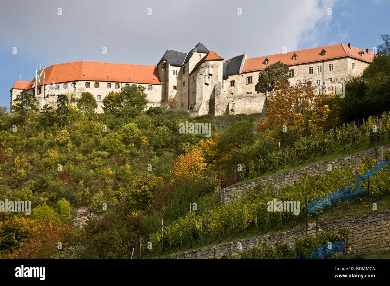Freyburg/Unstrut, Schloß Neuenburg, Herbst Stock Photo - Alamy