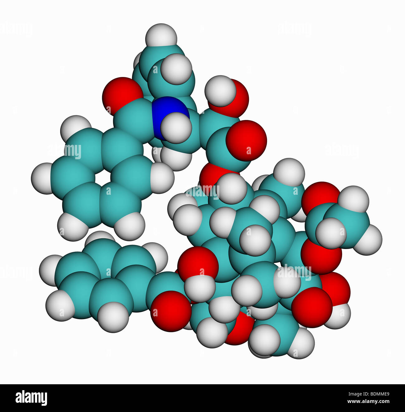 three-dimensional computer-generated model of the cancer chemotherapy ...