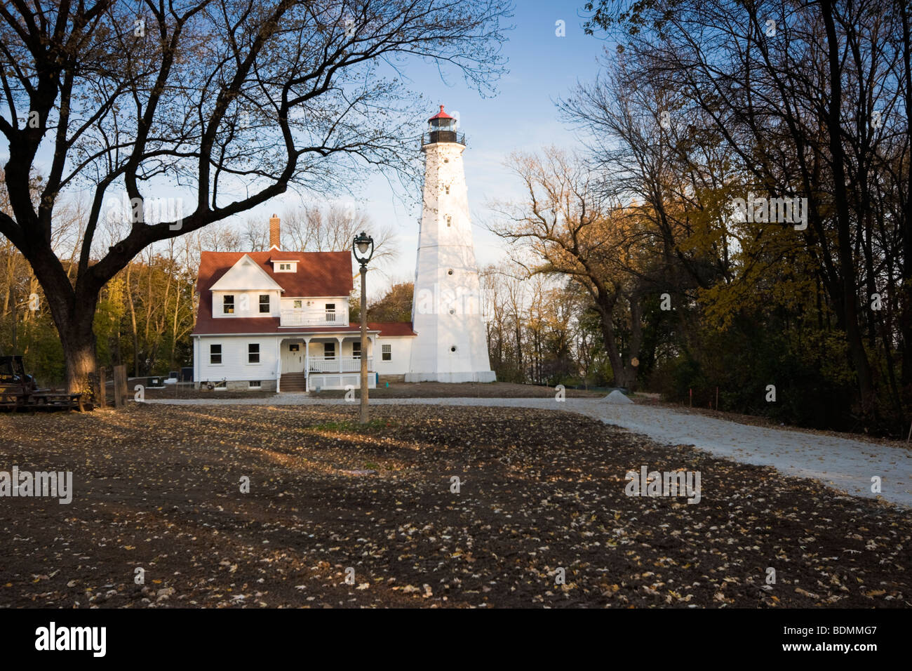 Lighthouse in Milwaukee, Wisconsin Stock Photo - Alamy