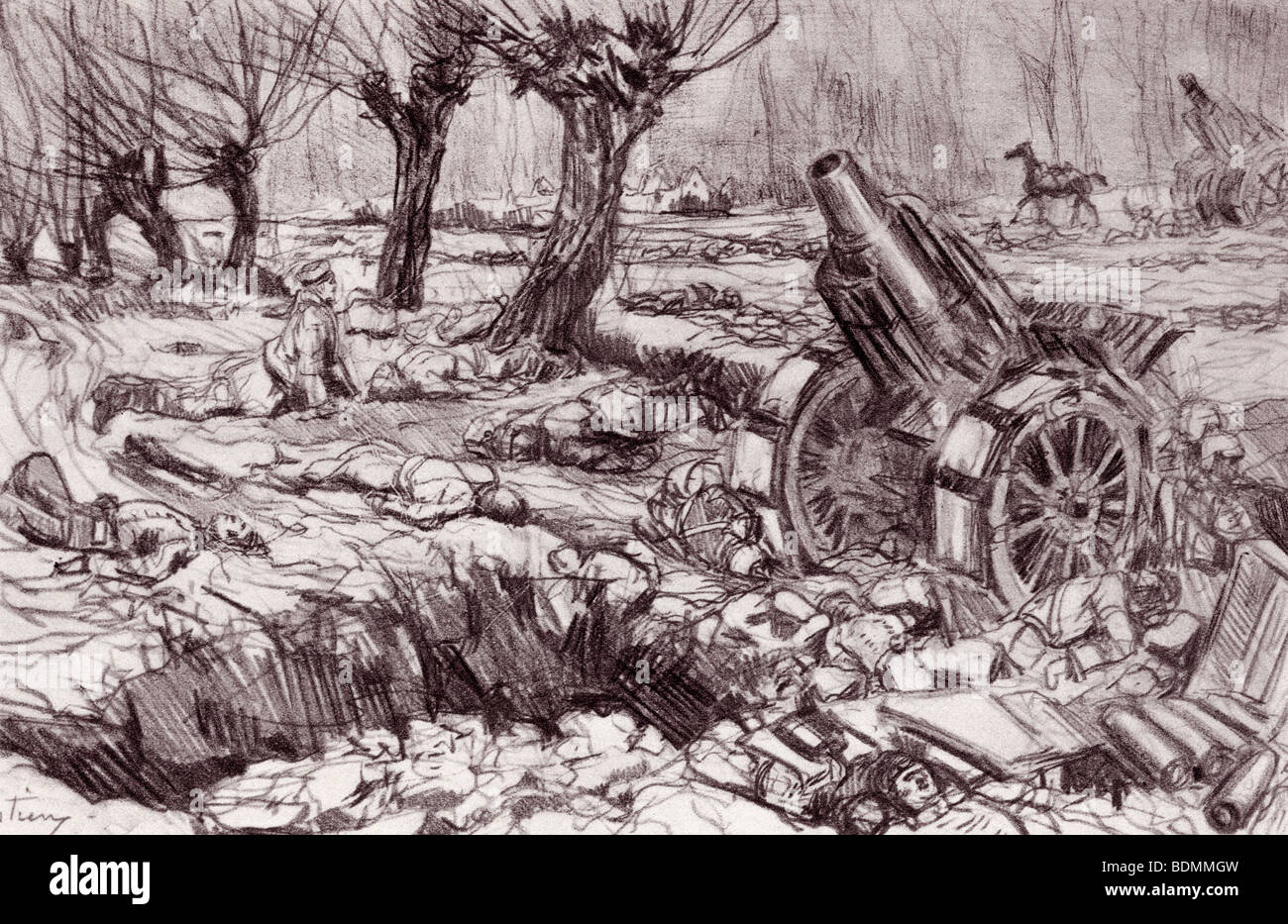 Battlefield dead bodies hi-res stock photography and images - Alamy