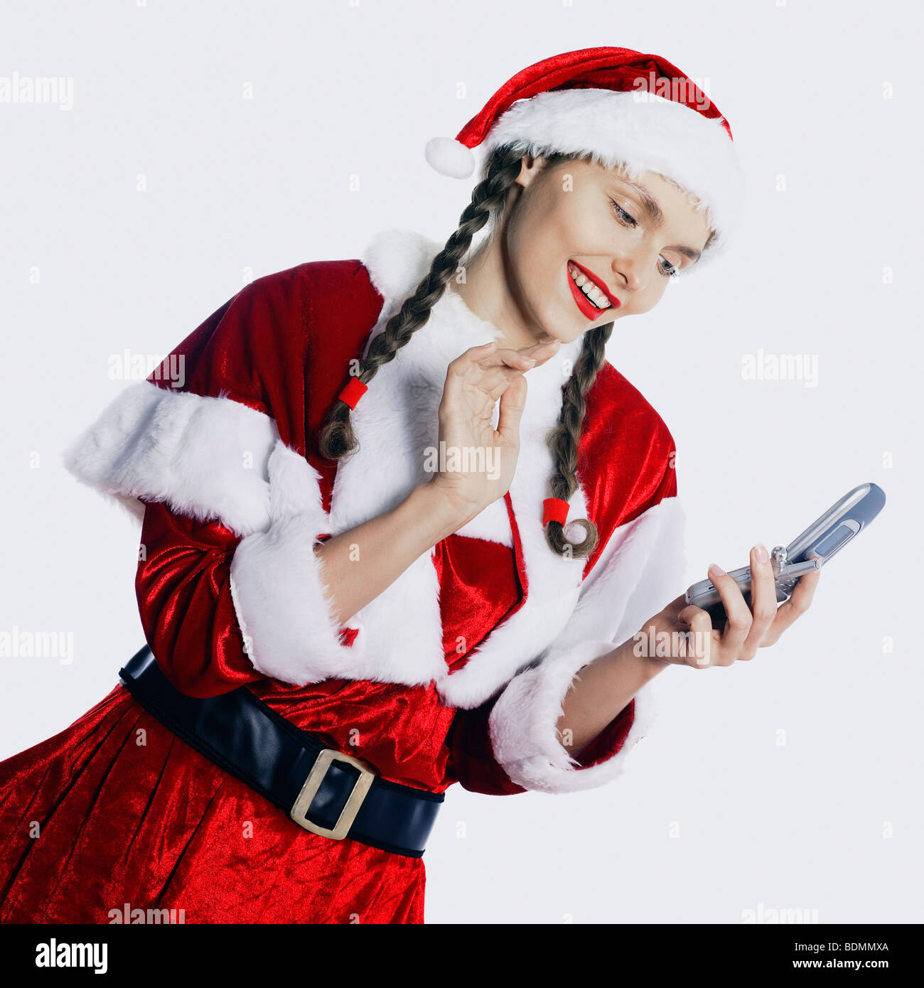 Saluting Santa High Resolution Stock Photography and Images - Alamy