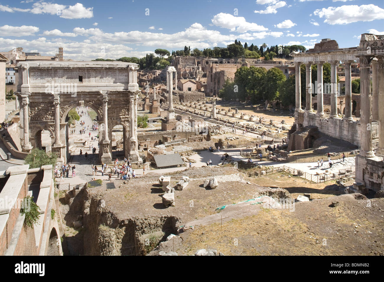 Rom, Forum Romanum, Triumphbogen des Septimius Severus, Septimius ...