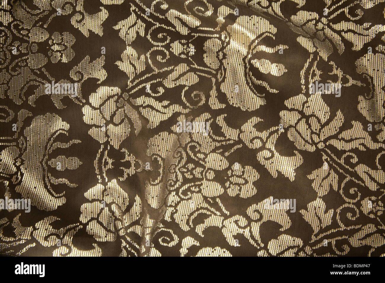 brown and gold fabric Stock Photo - Alamy