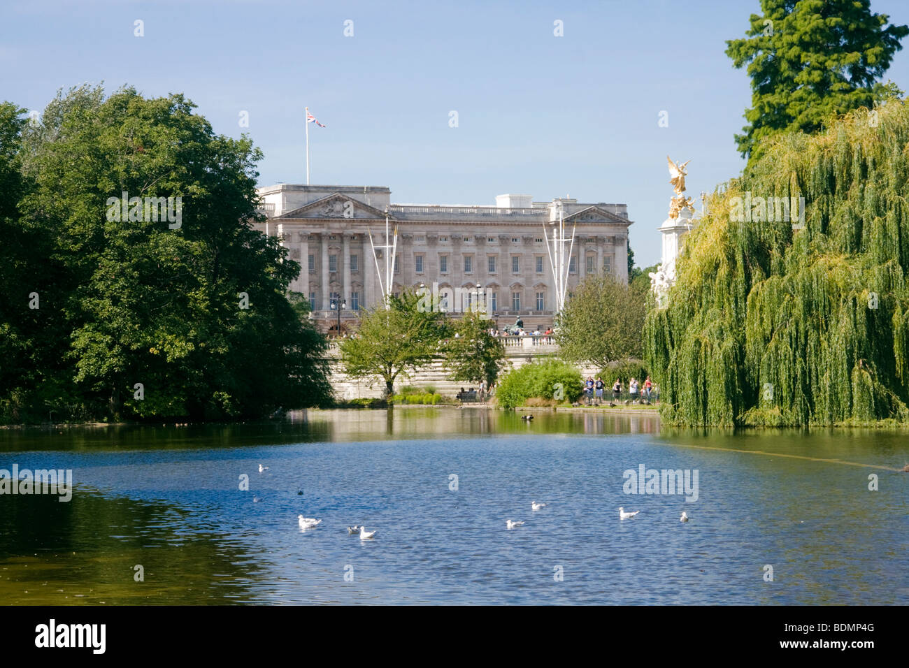 Buckingham Palace St James's Park London Stock Photo - Alamy