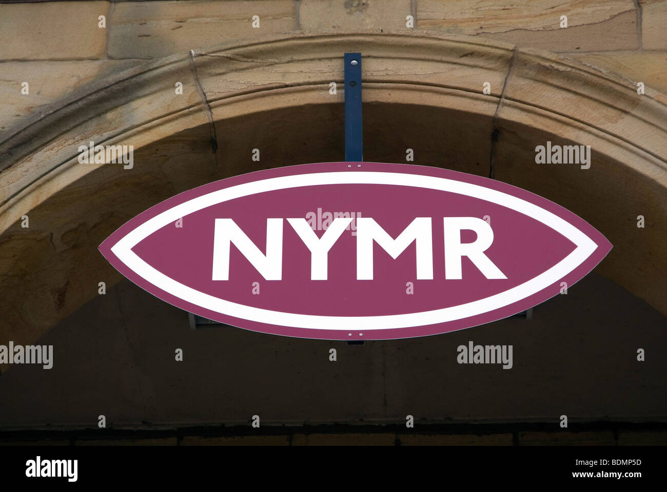 Sign for North Yorkshire Moors Railway Stock Photo - Alamy