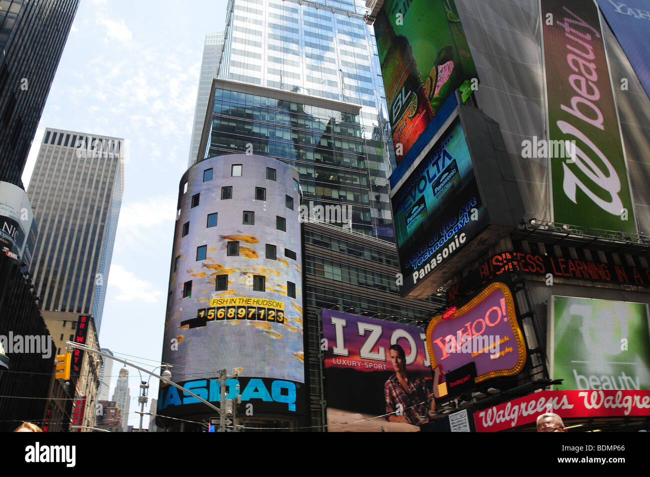 Times Square New York daytime Stock Photo - Alamy