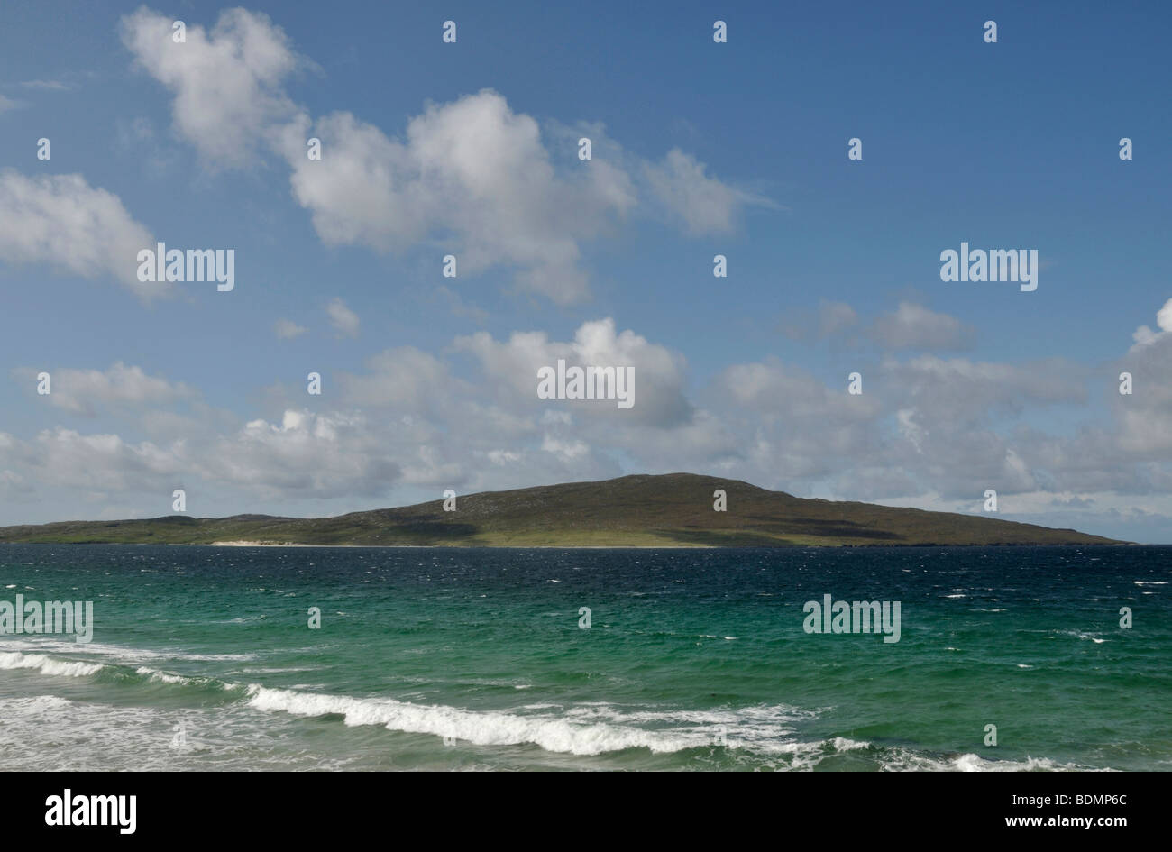 Taransay from Traigh Losgaintir, Isle of Harris, Scotland Stock Photo ...
