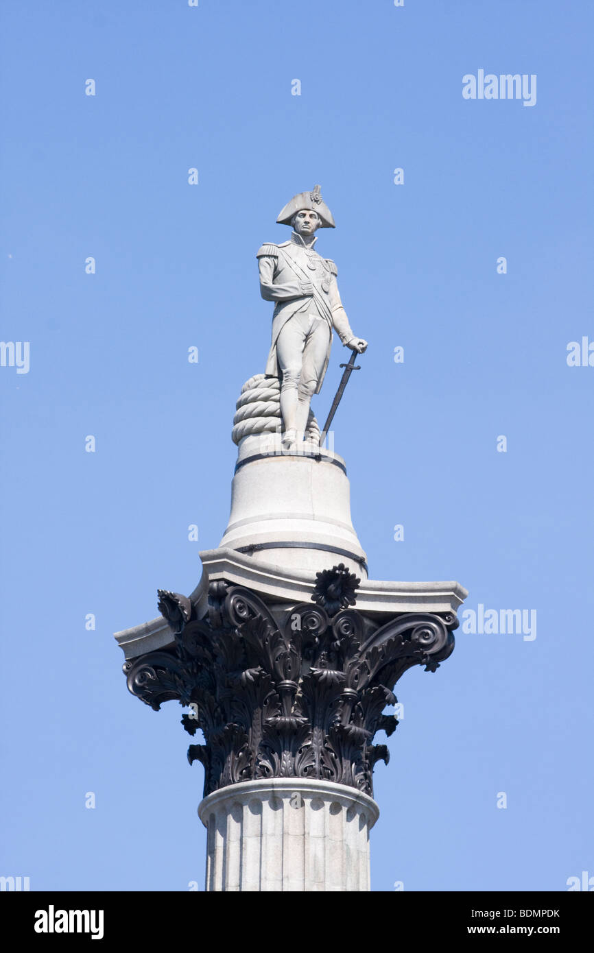 Nelson's Column Trafalgar Square London Stock Photo - Alamy