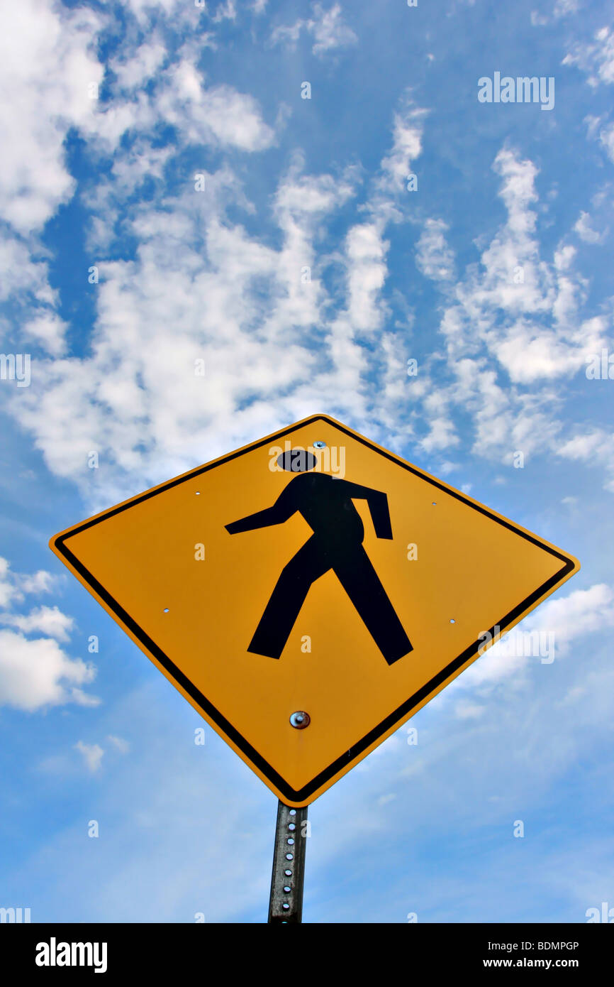 Sign of figure walking hi-res stock photography and images - Alamy