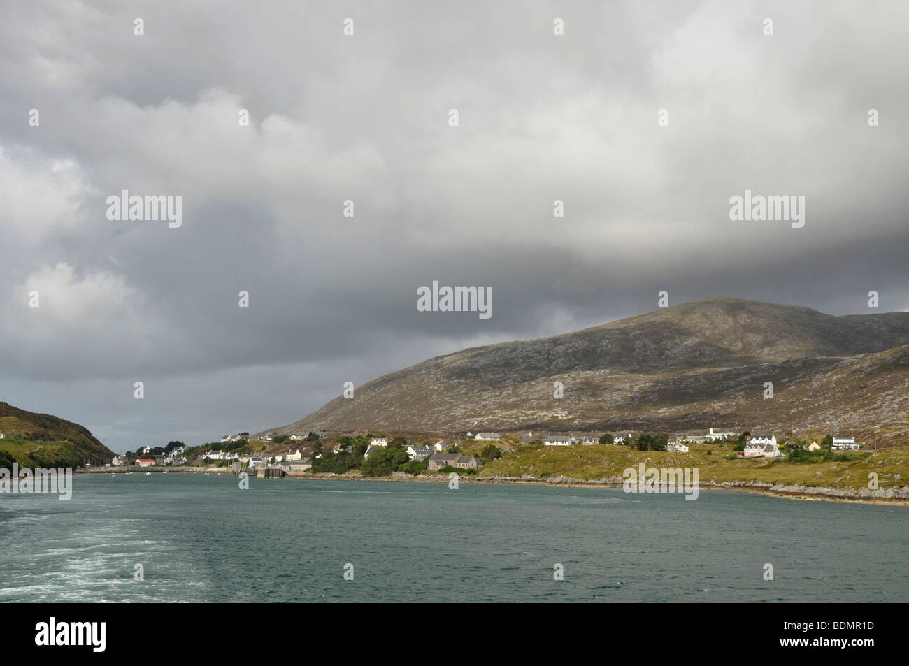 Tarbert, Isle of Harris from ferry to Uig Stock Photo - Alamy