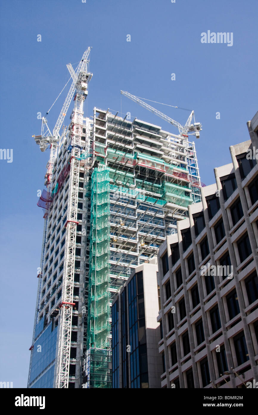 Construction site City of London England Stock Photo - Alamy