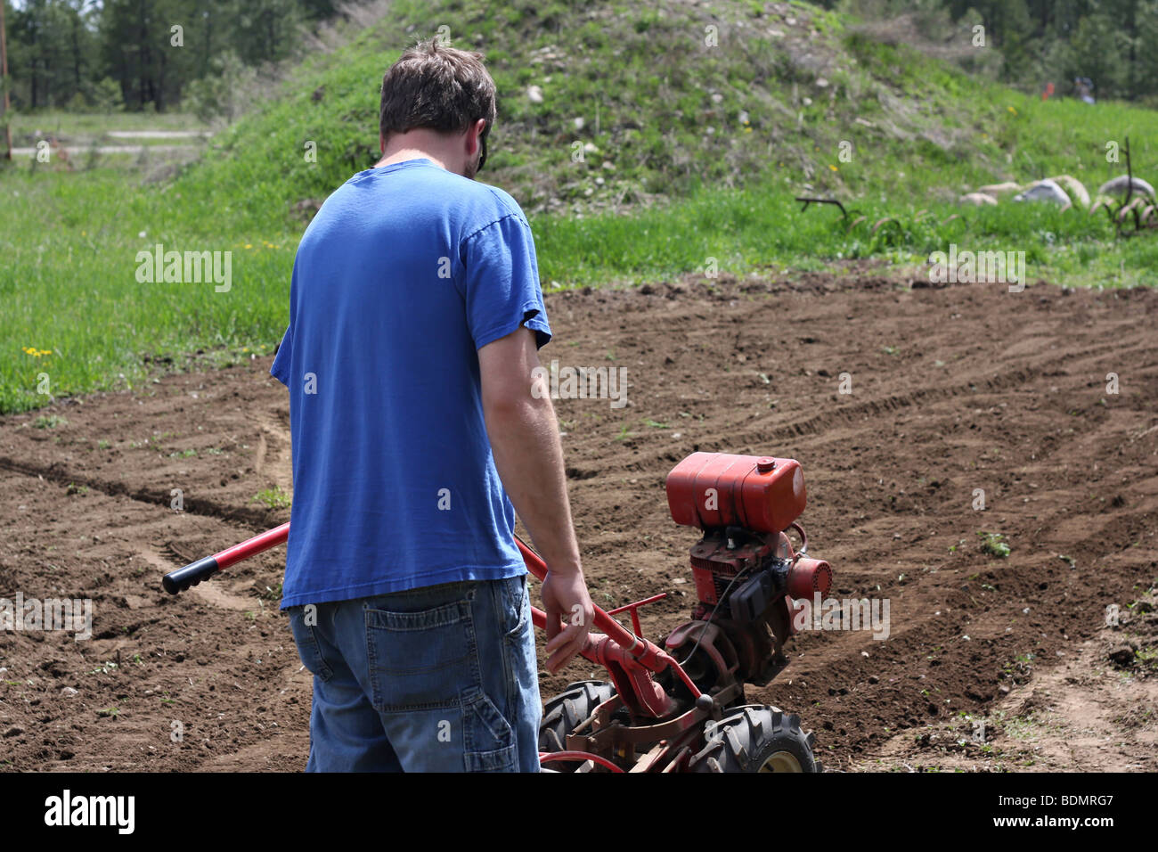 Rototilling hi-res stock photography and images - Alamy