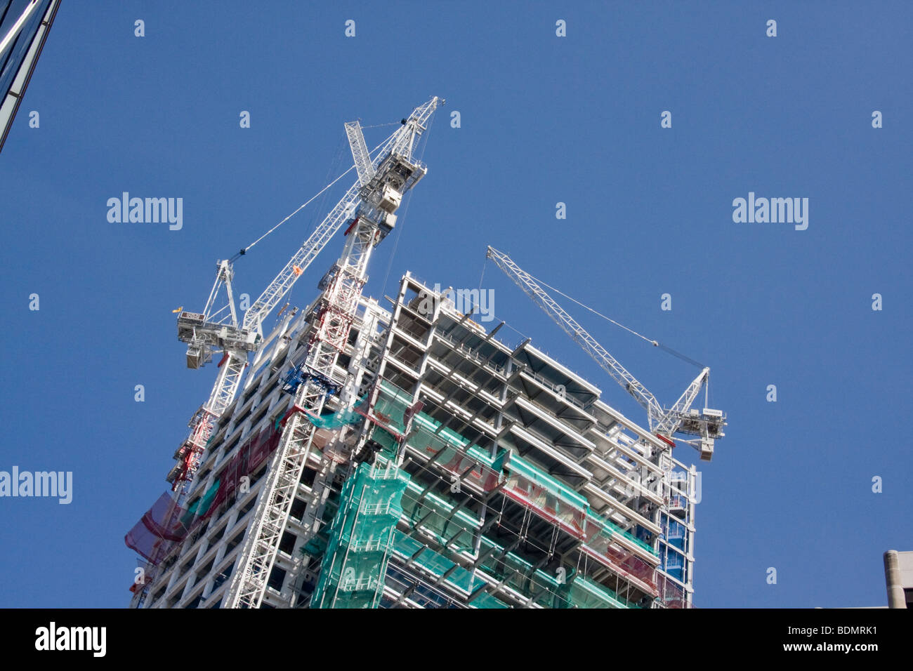 Construction site City of London England Stock Photo - Alamy