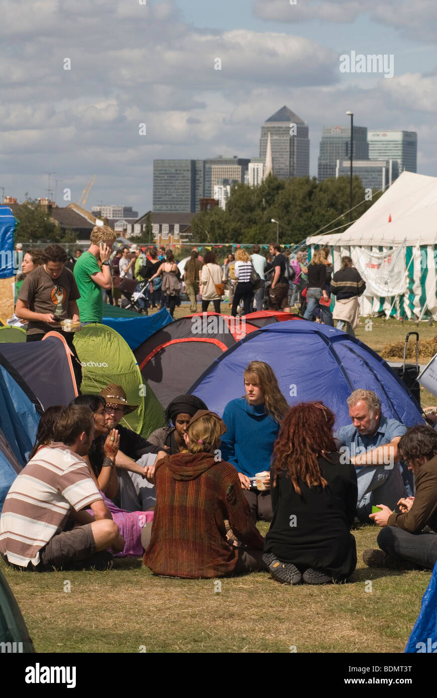 People protesting climate activists, group meeting workshop the Camp ...