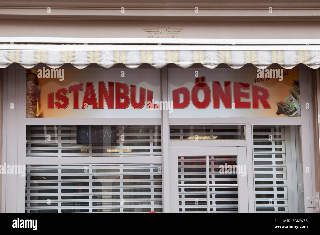 Turkish restaurant take away in Utrecht, Holland Stock Photo - Alamy