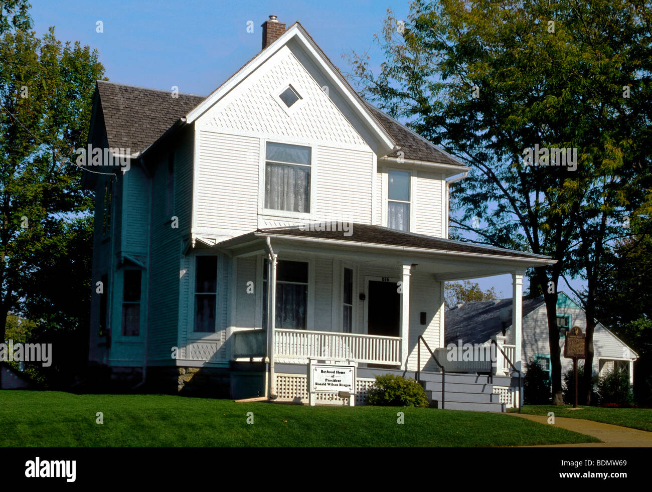 Ronald Reagan Boyhood Home in Dixon, Illinois is a United States ...