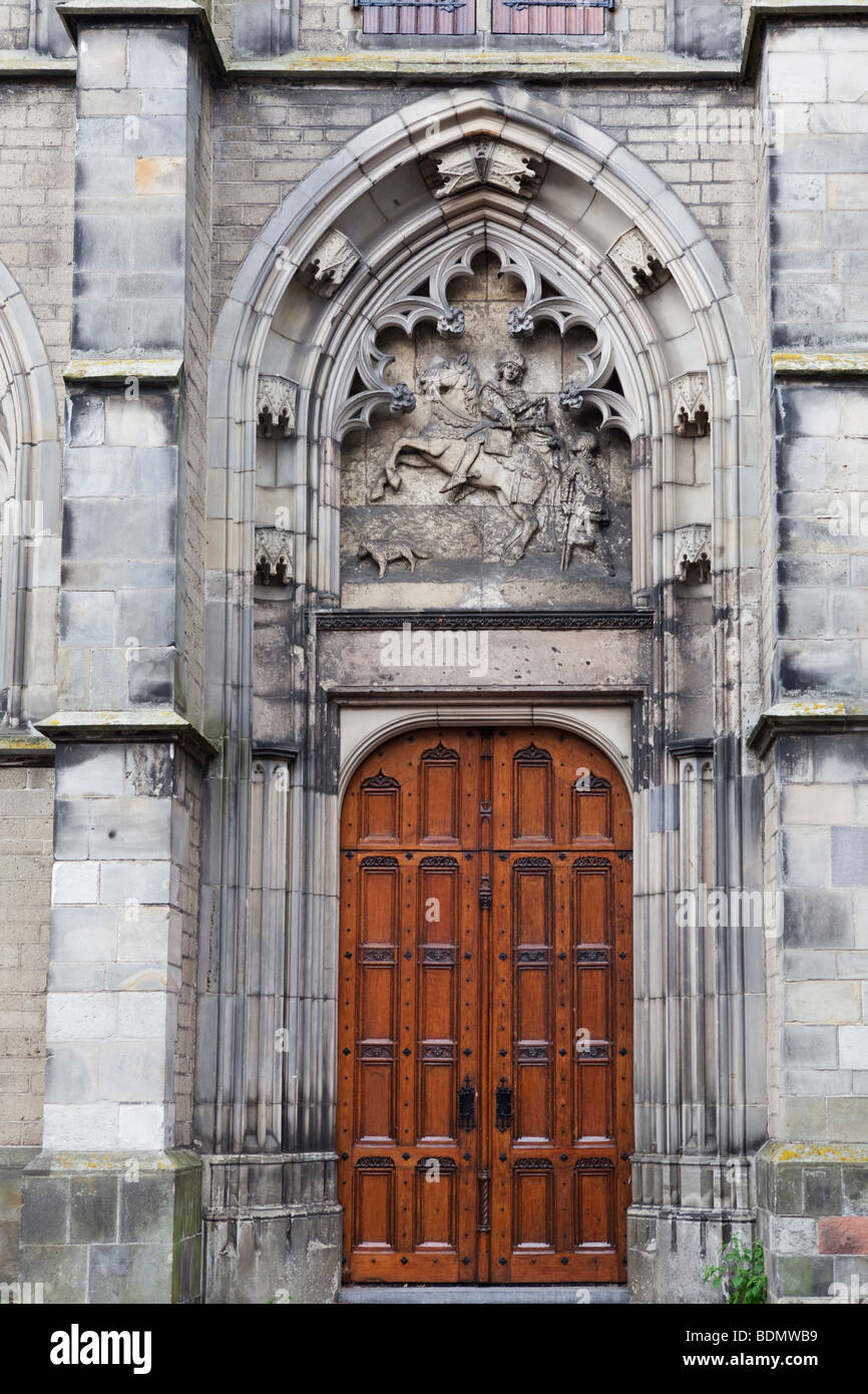 REAR UTRECHT DOMKERK DOOR Stock Photo - Alamy