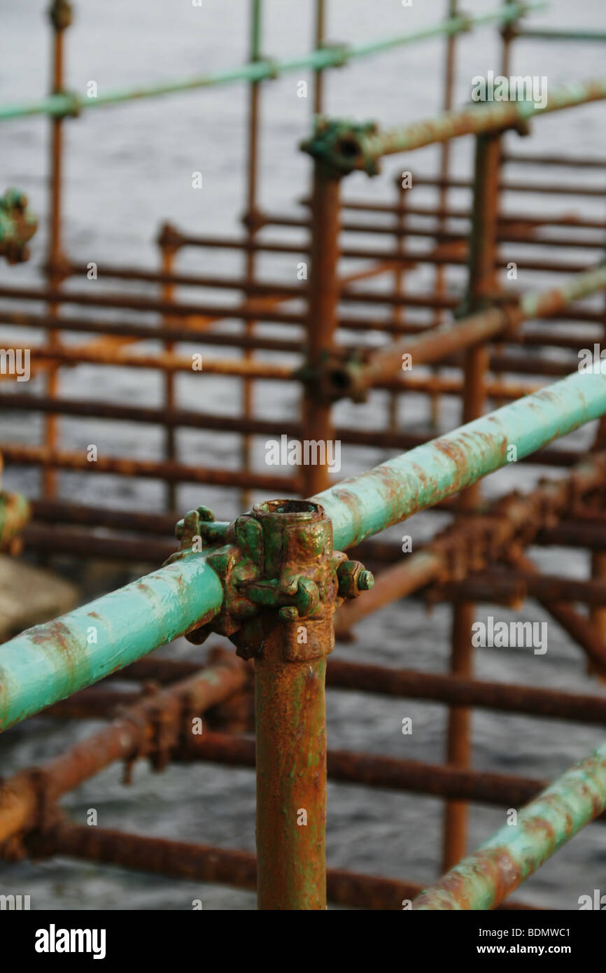 Close Up Scaffold Joint Stock Photos & Close Up Scaffold Joint Stock ...