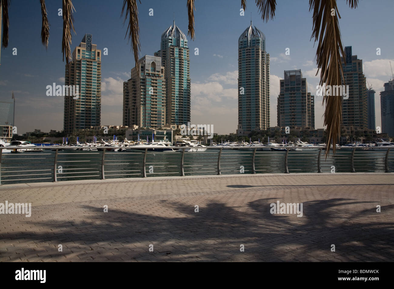 Dubai Marina Buildings Dubai UAE Middle East Stock Photo - Alamy