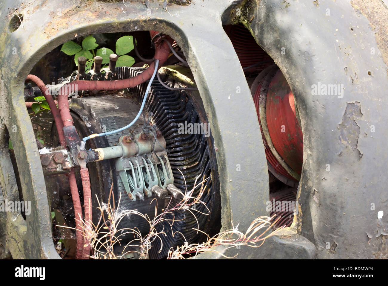An old rusty electric motor Stock Photo - Alamy